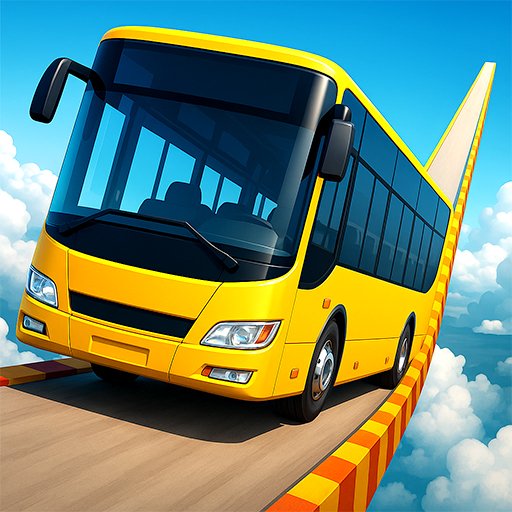 Sky Bus Mega Ramp Drive | Sports and Racing Game | Vector Dot